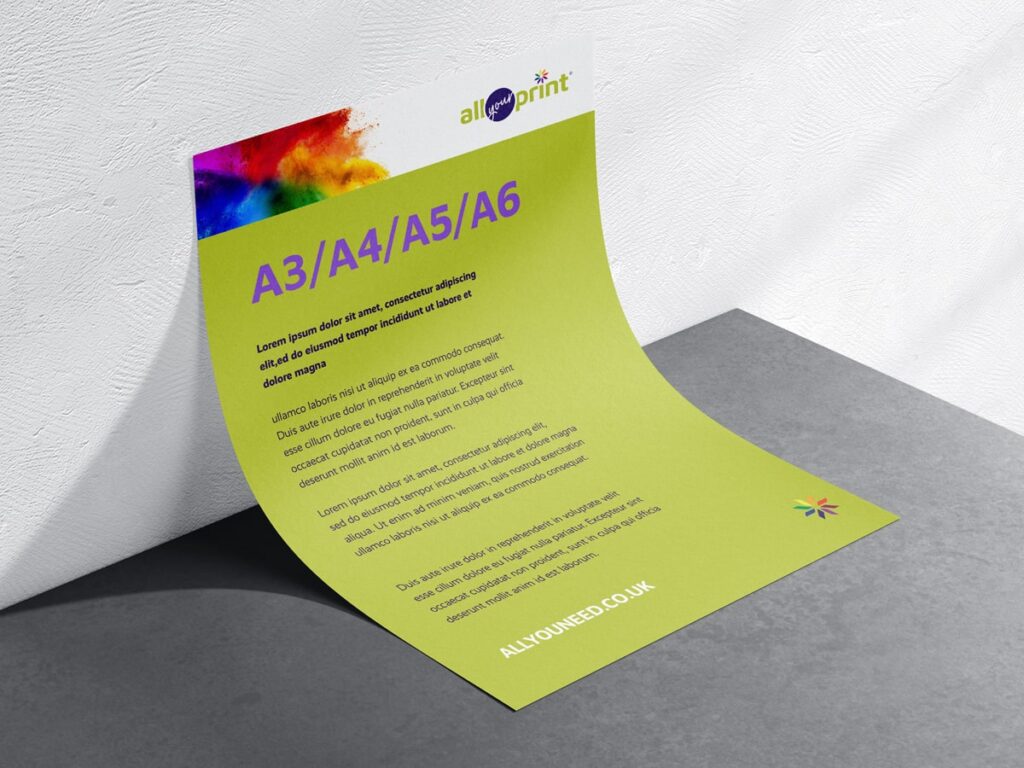 Leaflets - All Your Print - Your Complete Printing Solution